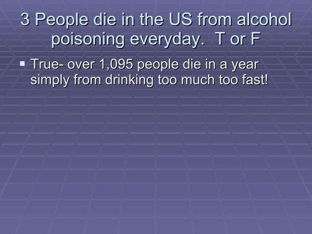 Alcohol Presentation | PPT