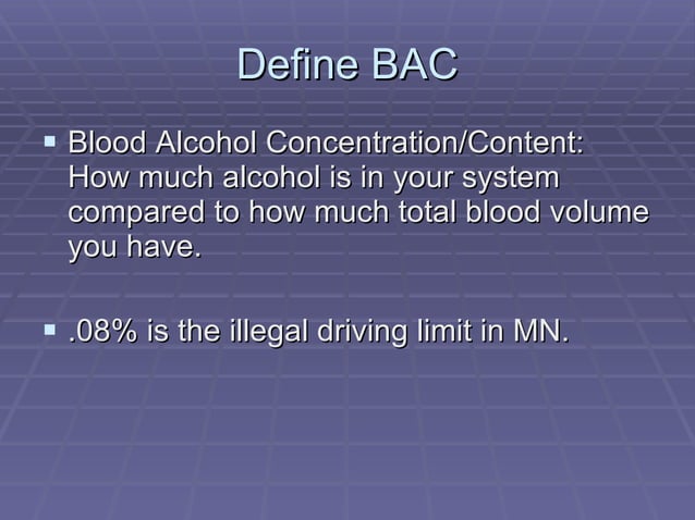 Alcohol Presentation | PPT