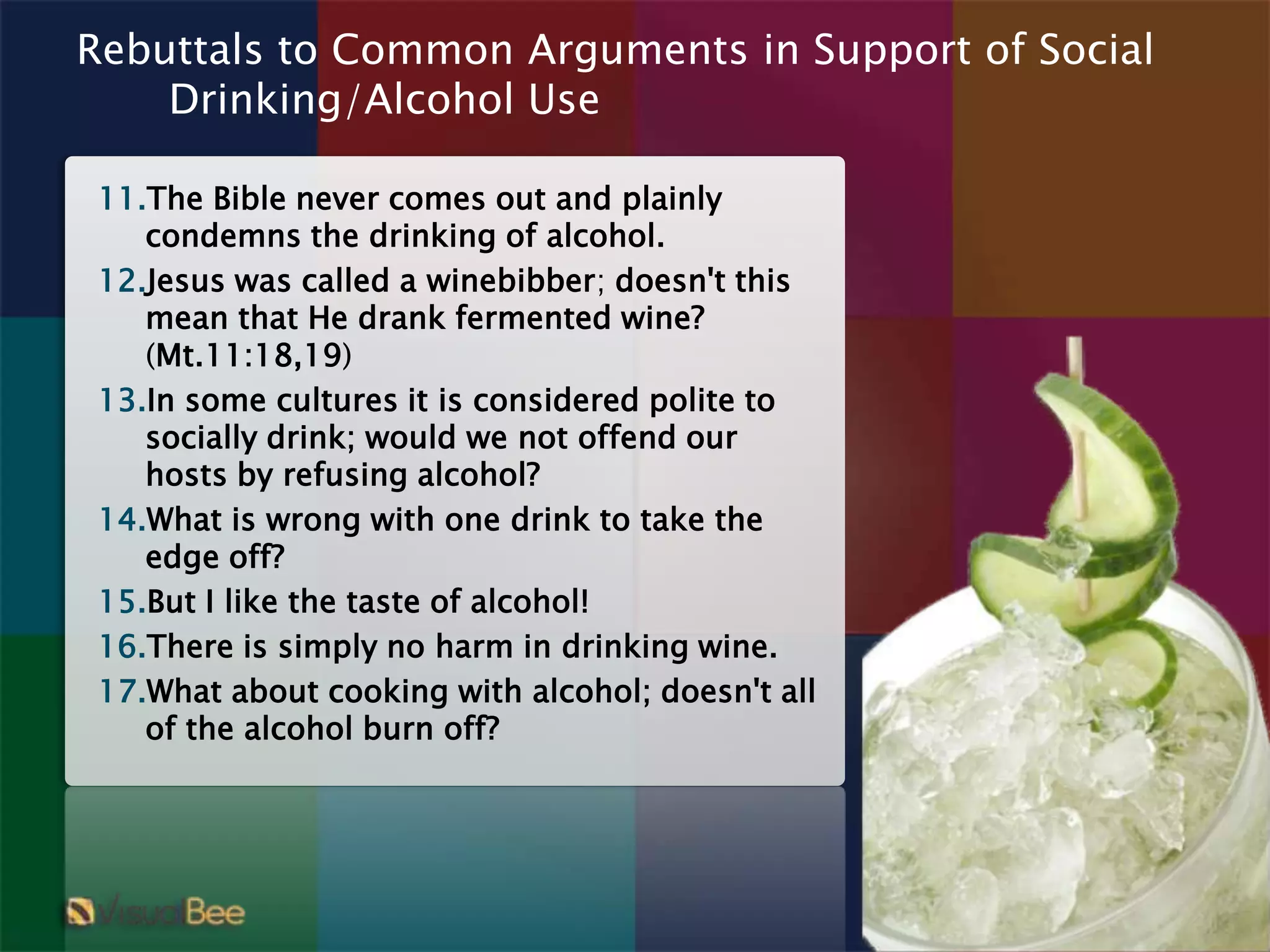 Alcohol & the Christian | PPTX