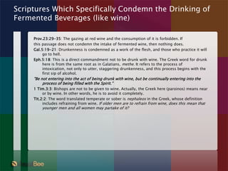 Alcohol & the Christian | PPTX