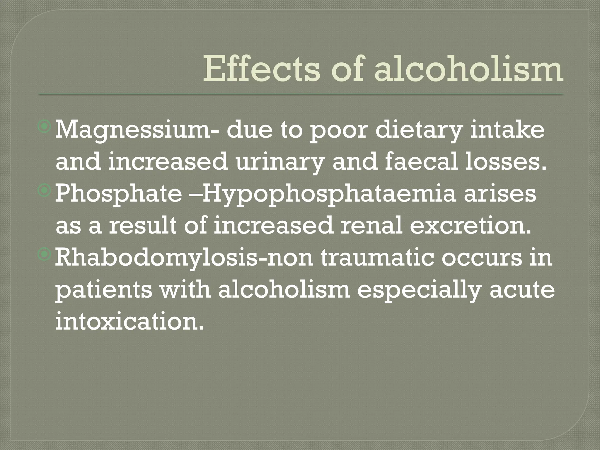 alcohol and anesthesia anesthetic considerations | PPTX
