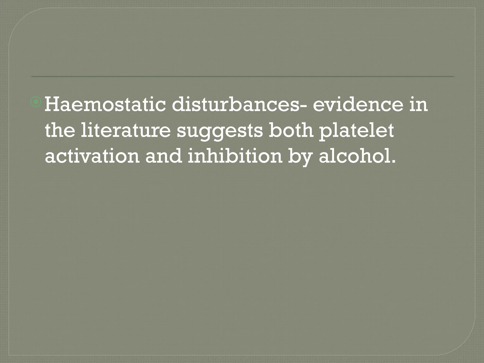 alcohol and anesthesia anesthetic considerations | PPTX