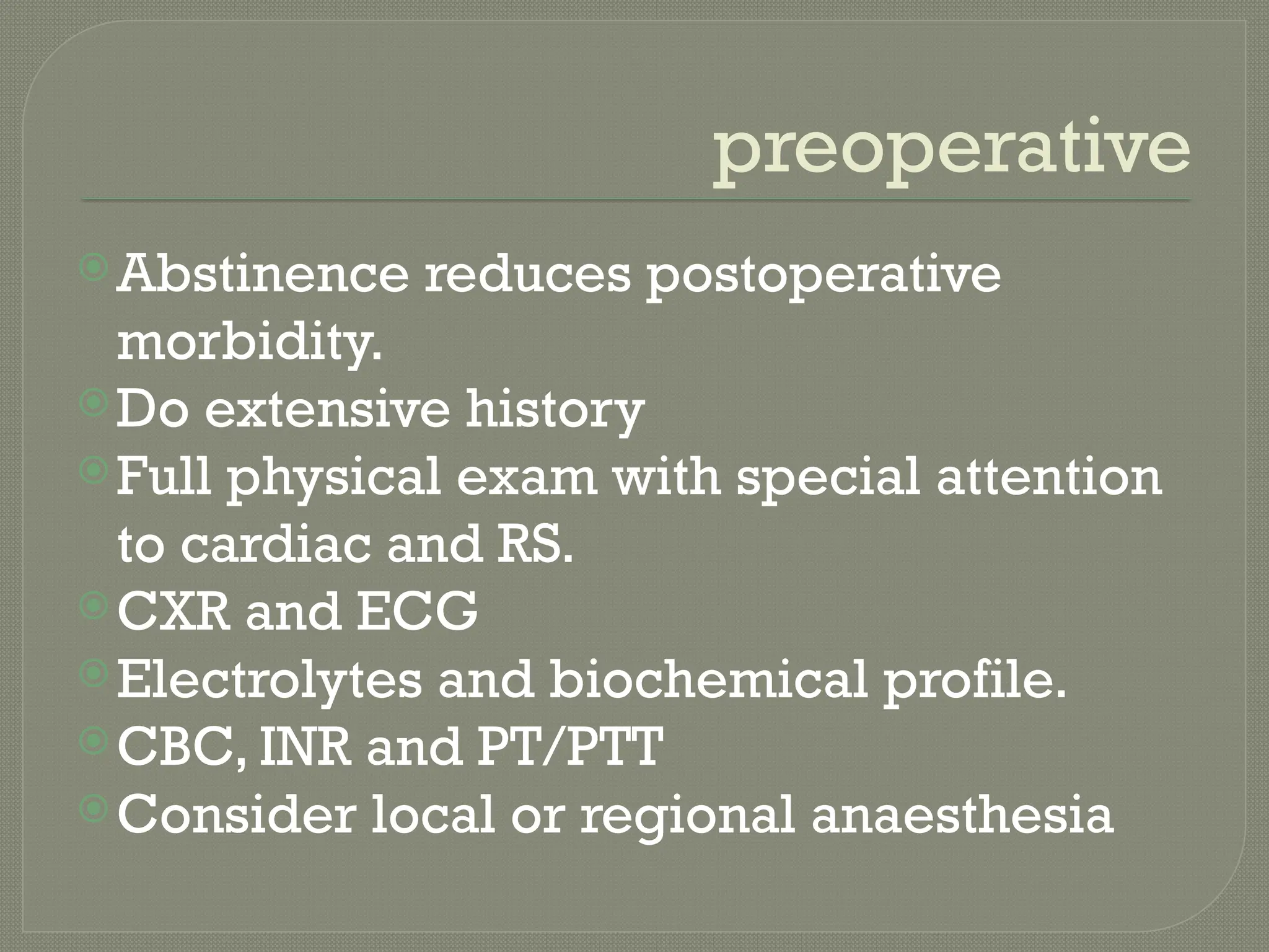 alcohol and anesthesia anesthetic considerations | PPTX