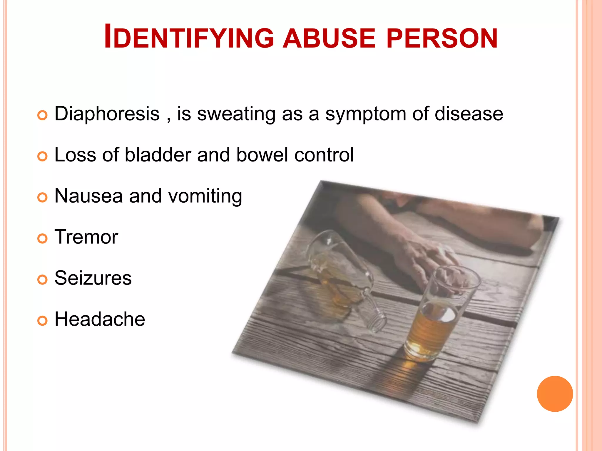 Alcohol abuse in health promotion | PPTX | Substance Abuse | Diseases ...