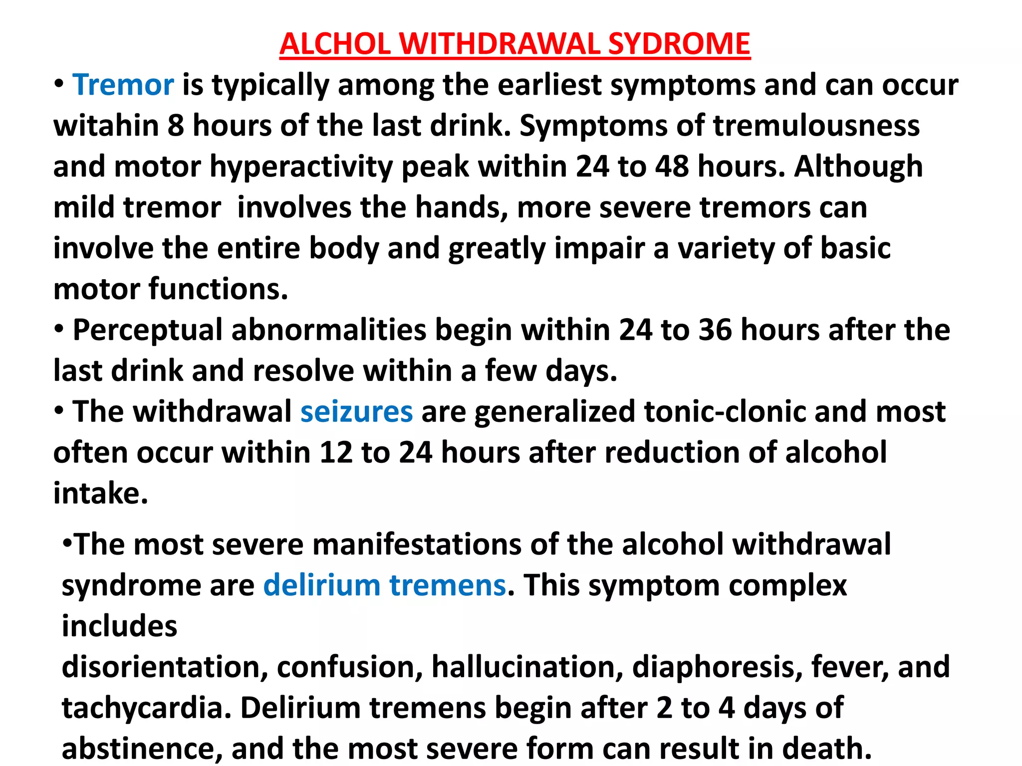 Alcohol abuse & pharmacodynamics final | PPTX