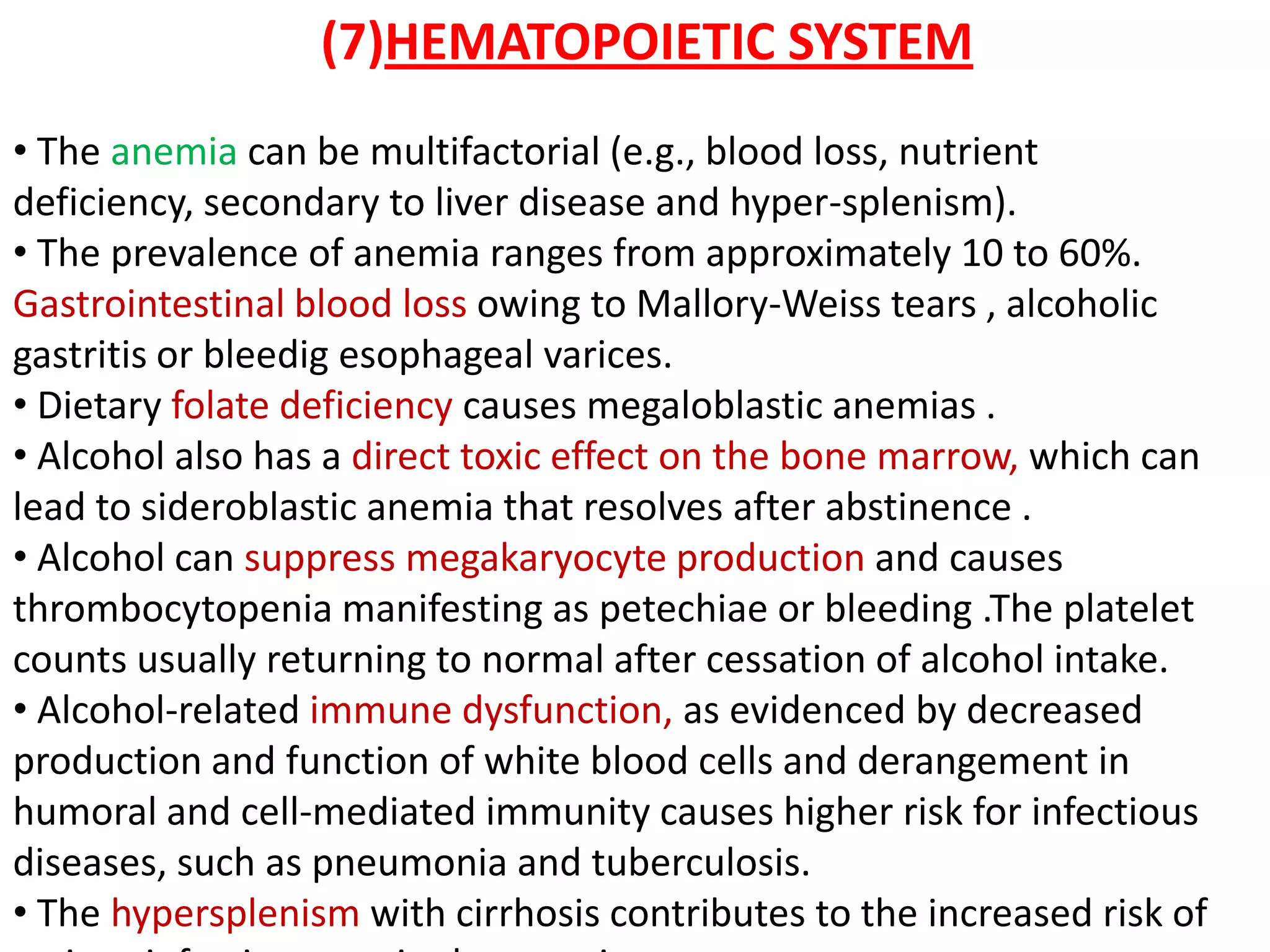 Alcohol abuse & pharmacodynamics final | PPTX