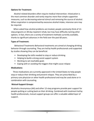 Alcohol addiction | PDF