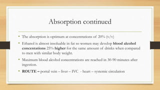 Alcohol and alcoholism | PPTX | Alcoholic Beverages | Food & Drink