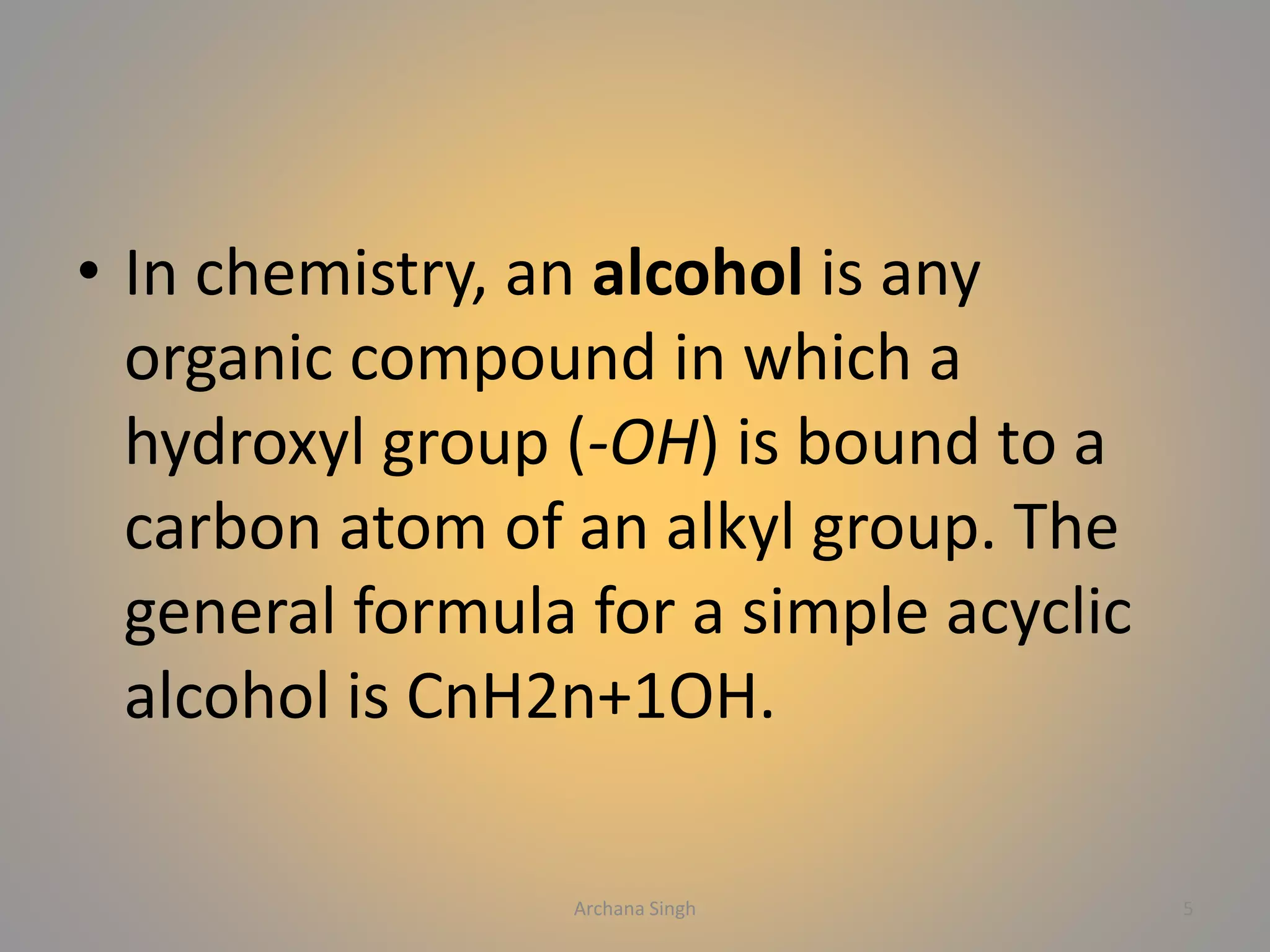 Alcohol and carboxylic acid | PPTX