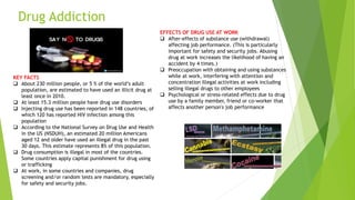 Alcohol and drug safety awareness | PPTX