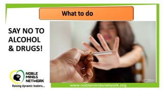 Alcohol and drugs use awareness (teenagers) | PPTX