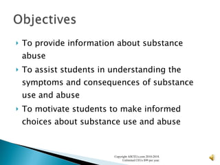 Alcohol and drugs week 2 | PPT