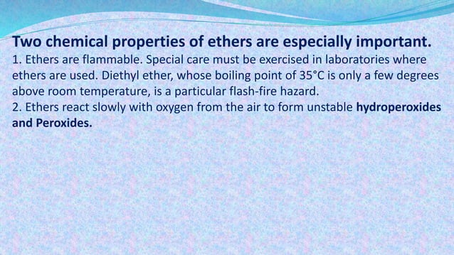 Alcohol and ethers | PPTX | Chemistry | Science