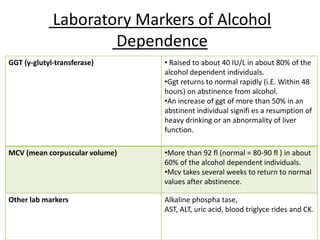 Alcohol and illicit substances abuse | PPTX