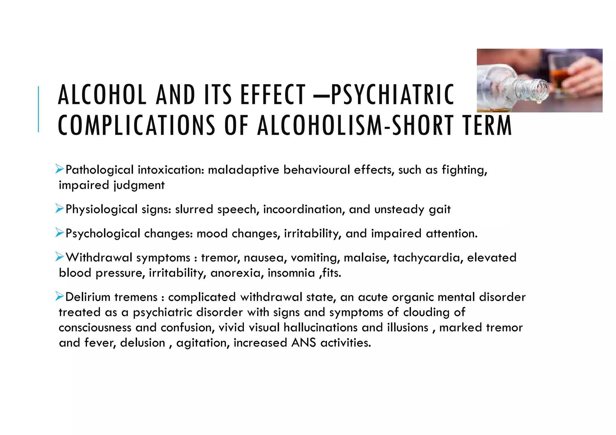 Alcohol and its effect | PDF