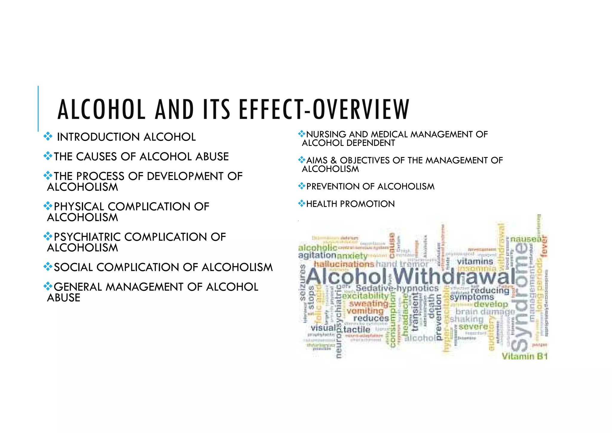Alcohol and its effect | PDF