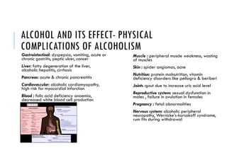 Alcohol and its effect | PDF