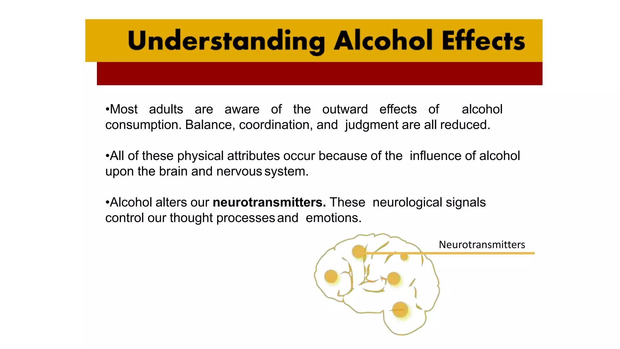 Alcohol and its effects on the body | PPTX
