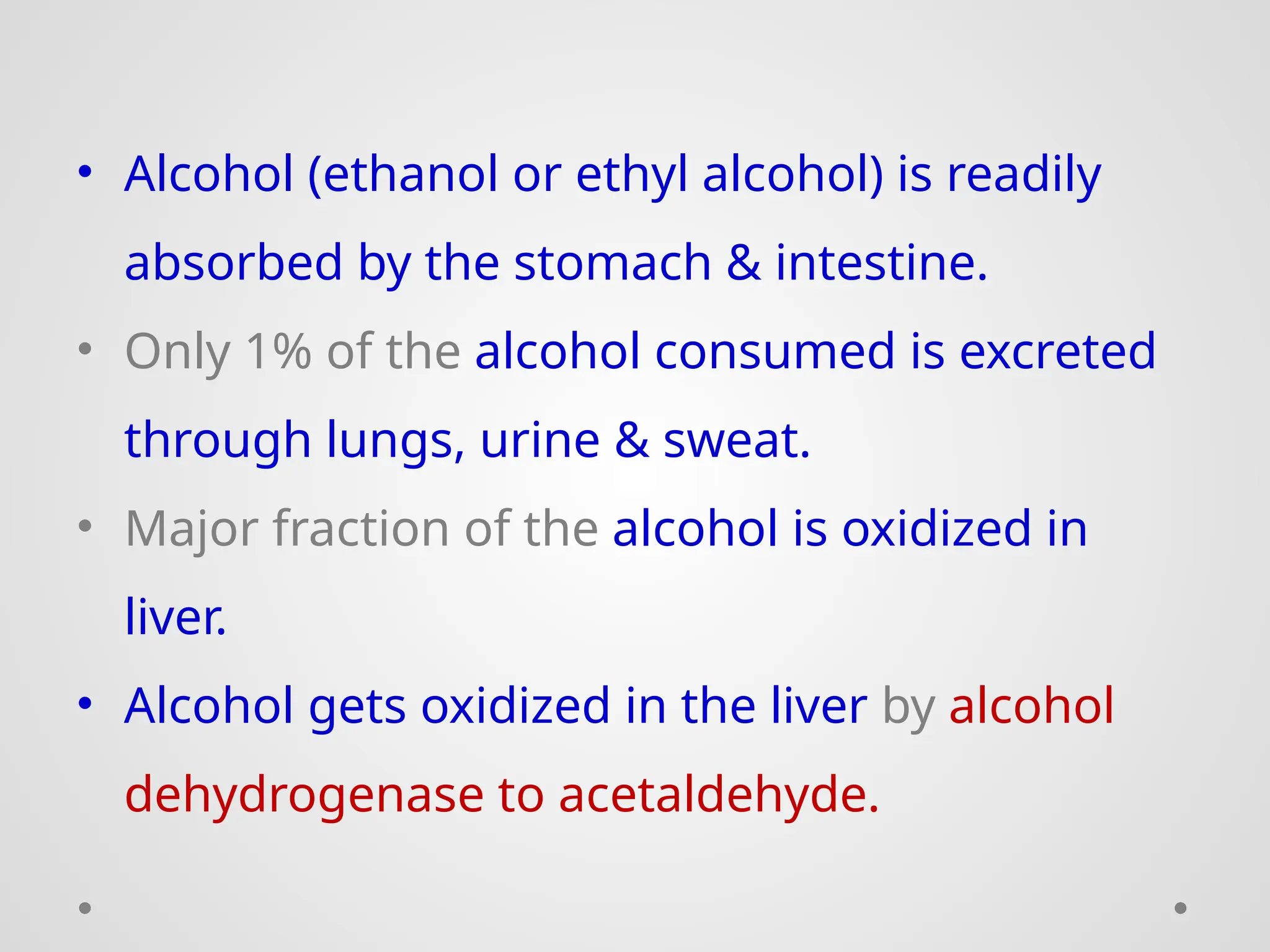 ALCOHOL AND SIGNIFICANCE OF ITS METABOLITES.pptx