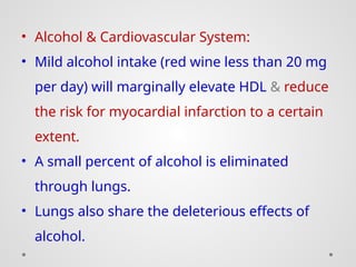 ALCOHOL AND SIGNIFICANCE OF ITS METABOLITES.pptx