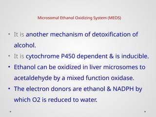ALCOHOL AND SIGNIFICANCE OF ITS METABOLITES.pptx