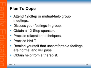 Alcohol and recovery | PPT