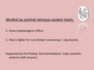Alcohol and seizures | PPT