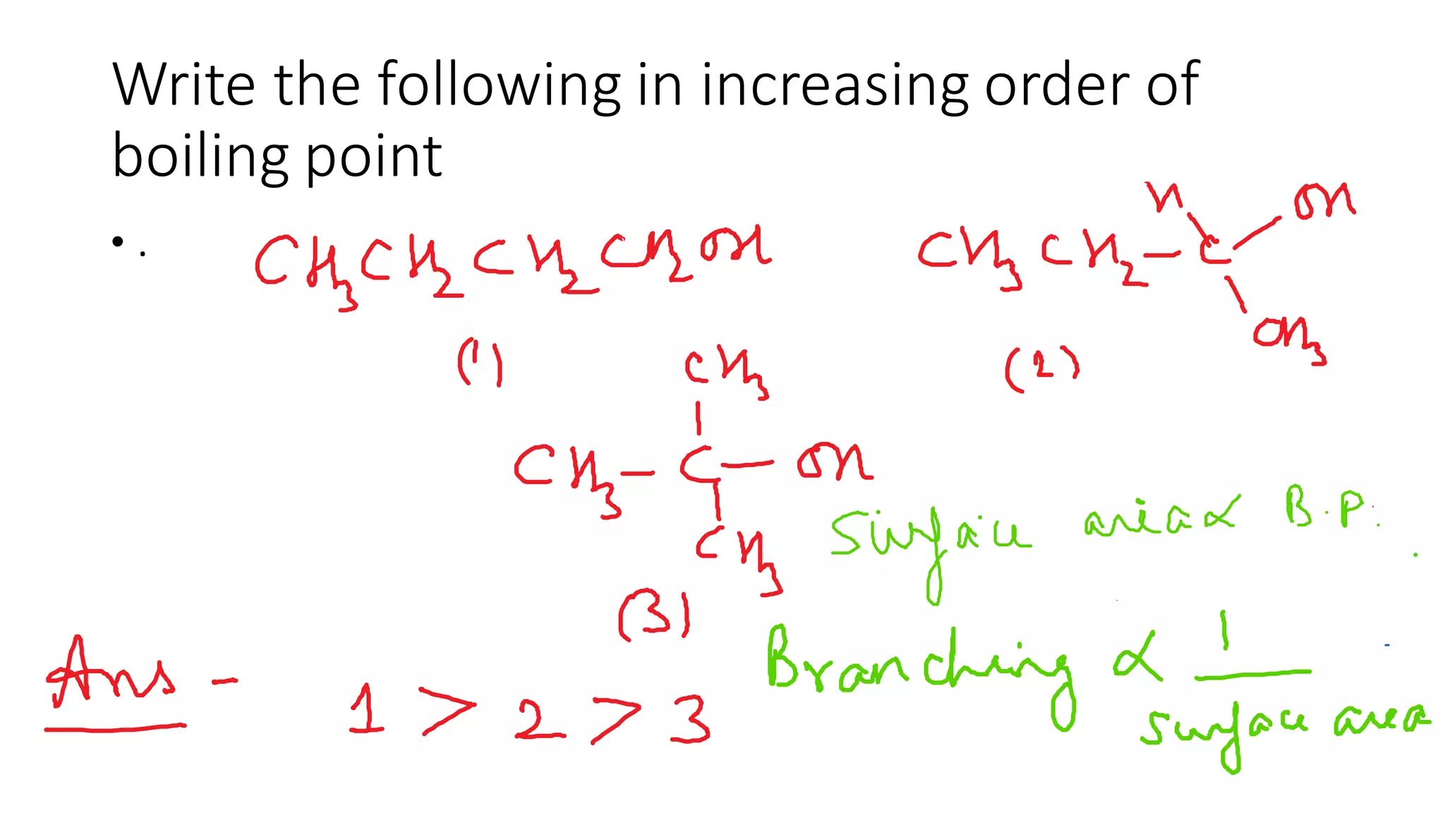 Alcohols B.Sc.II Paper II | PPT