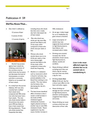 Alcohol awareness | PDF