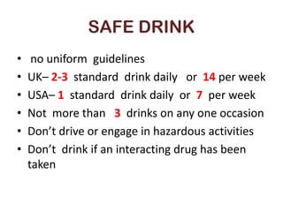 Alcohol basics | PPTX