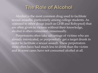 Alcohol & consent2012 | PPT