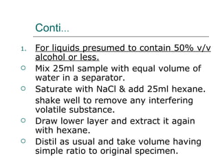 Alcohol content | PPT
