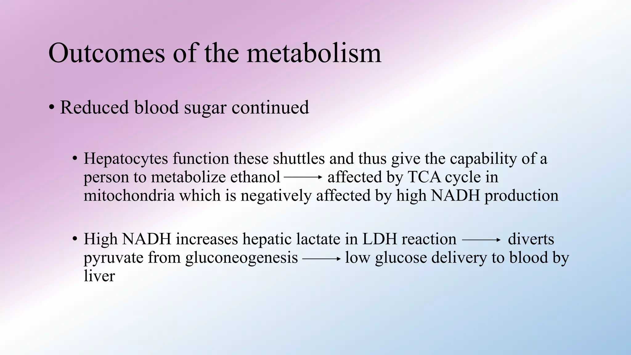 Alcohol Metabolism | PPTX