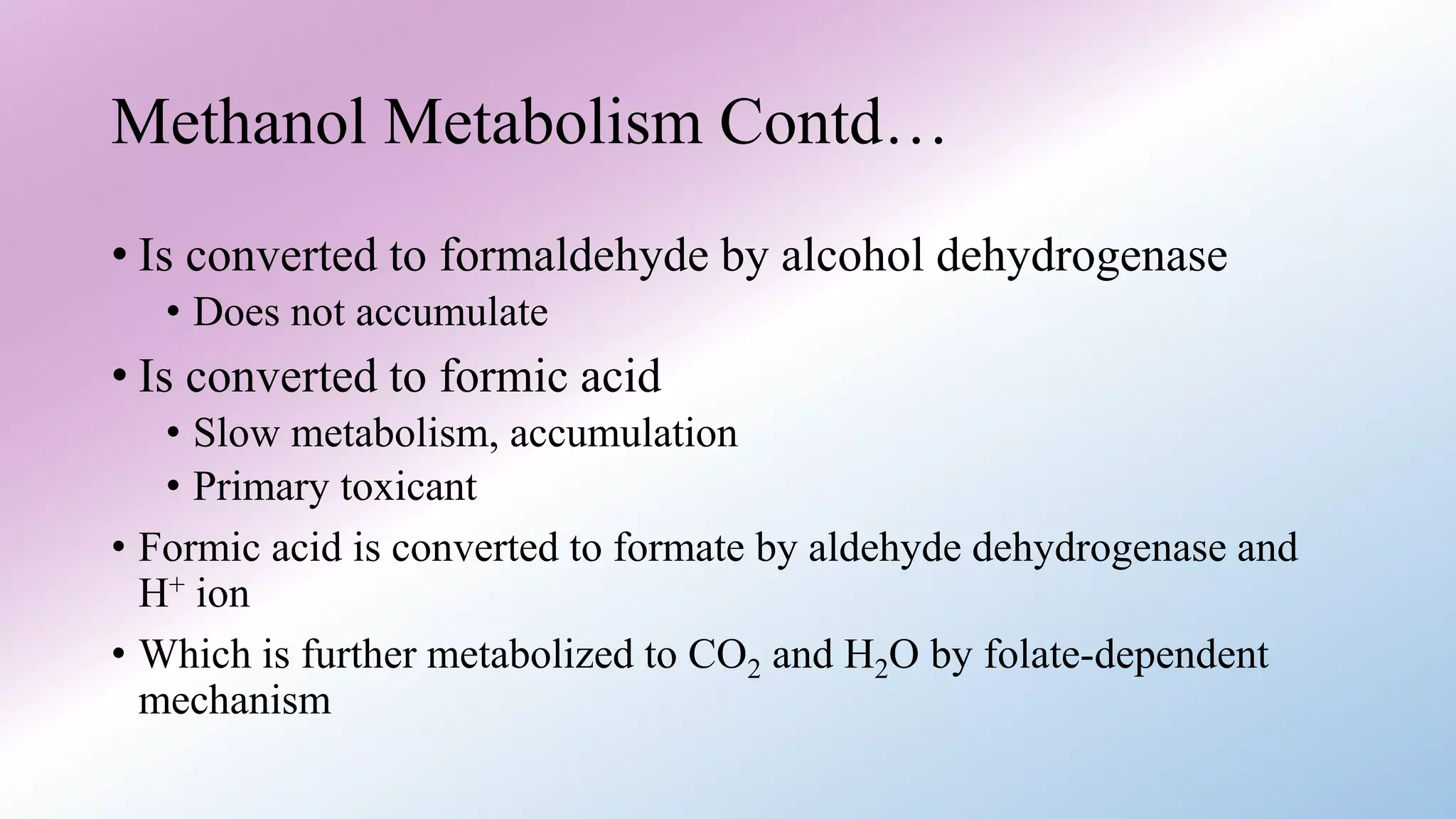Alcohol Metabolism | PPTX