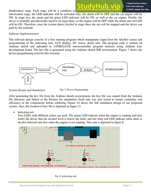 Alcohol Detection Of Drunk Drivers With Automatic Car Engine Locking ...