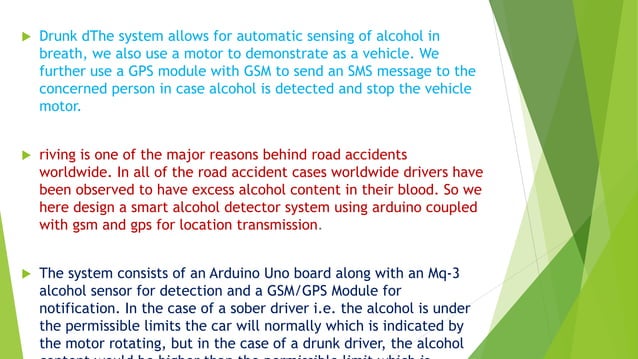 Alcohol Detector.pptx | Substance Abuse | Diseases and Conditions