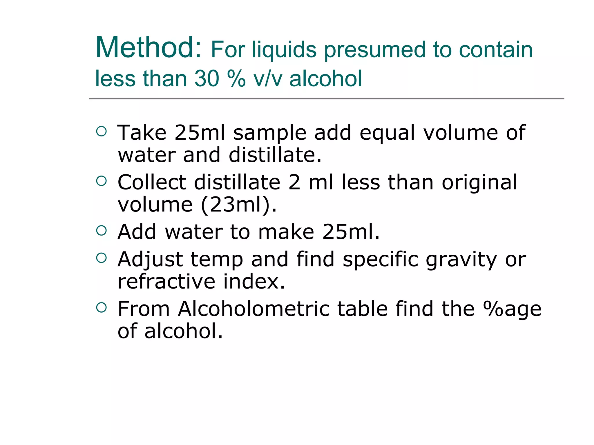 Alcohol distilation | PPT