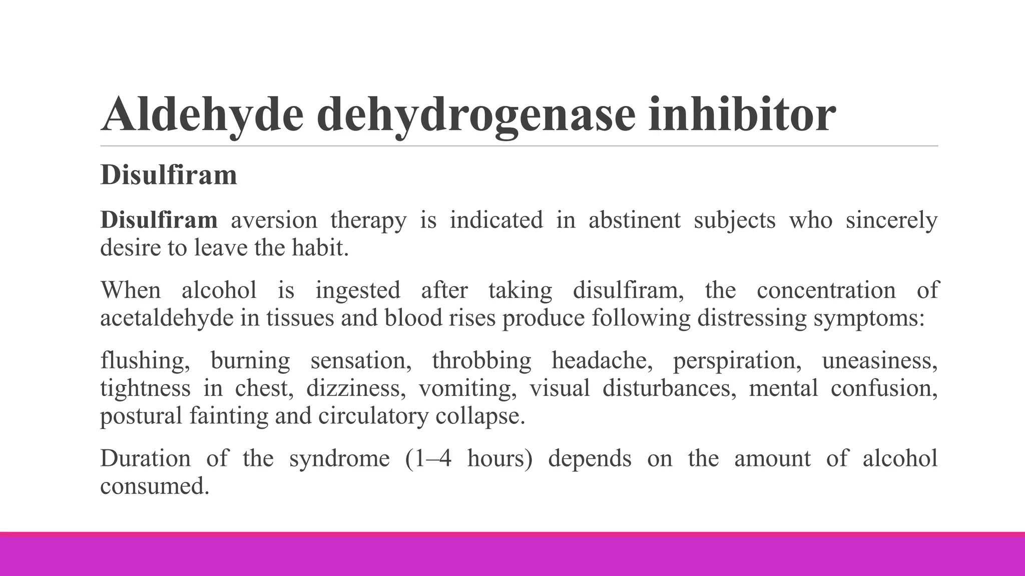 Alcohol & Disulfiram | PPTX