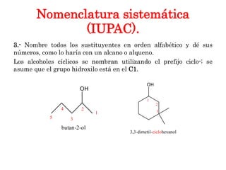 Entendiendo el concepto de "alcoholes" en la química orgánica | PPTX