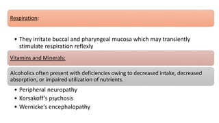 Alcohol : ethanol and methanol | PPTX