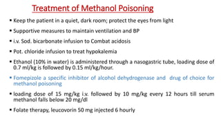 Alcohol : ethanol and methanol | PPTX