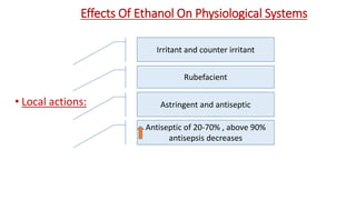 Alcohol : ethanol and methanol | PPTX
