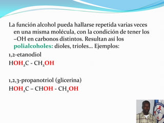 ALCOHOLES Y FENOLES., propiedades químicas y físicas | PDF