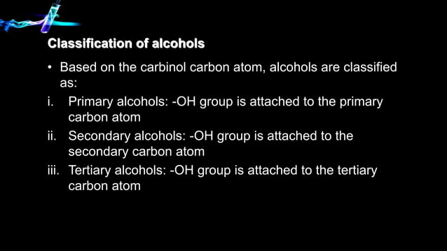 Alcohol functional group | PPT