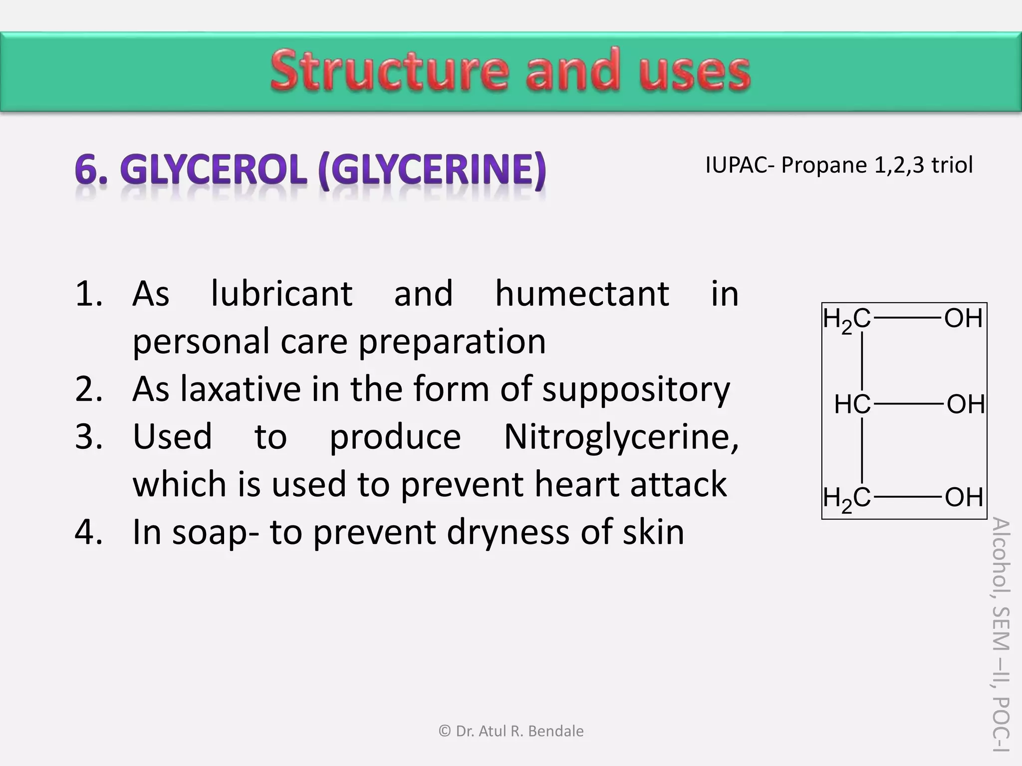 Alcohol fy b. pharmacy pci | PPTX