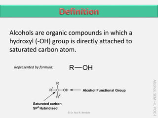 Alcohol fy b. pharmacy pci | PPTX