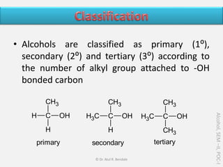 Alcohol fy b. pharmacy pci | PPTX