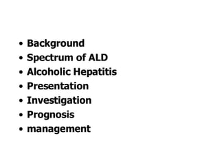 Alcoholic Hepatitis | PPT