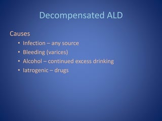 Alcoholic Liver Disease and Terlipressin use in Variceal bleeds | PPT