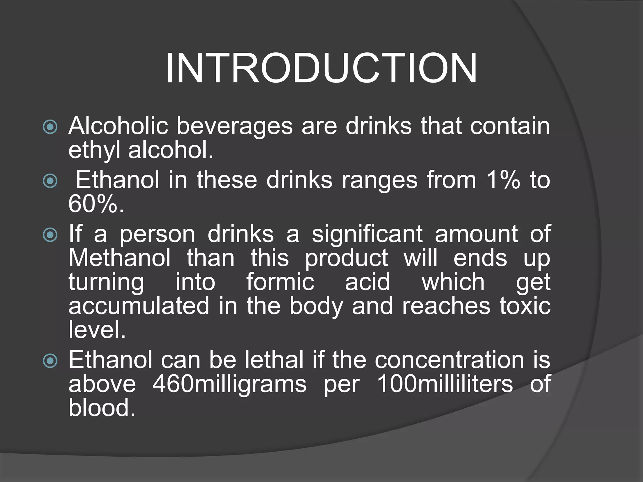 Alcoholic beverage | PPTX